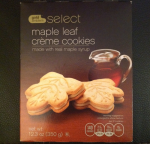 Review: CVS Gold Emblem Vanilla Bean Coffee Cookies, Maple Leaf Creme ...